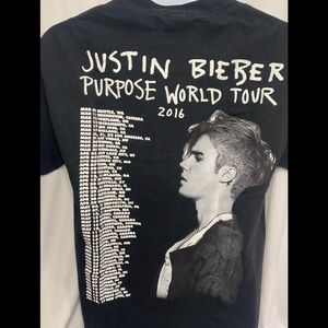 Gildan | Shirts & Tops | Justin Bieber Purpose World Tour 26 Tshirt ...